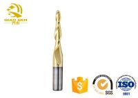 China High Efficiency Tapered End Mill Cutter 4 Flutes Ball Nose CNC Compression Bit 0.4-2.5mm Diameter for sale