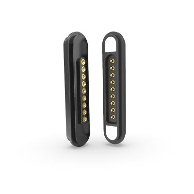 China 3A Magnetic Connectors Male And Female Pogo Magnetic Connector Right Angle for sale