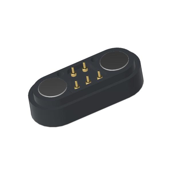Quality 12V 5A DC Magnetic Connector 5 Pin Male Female Cable Connector for sale