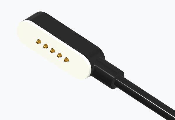 Quality 5 Pin Magnetic Cable Connector 2.54mm Pitch Spring Loaded Wire Connectors for sale