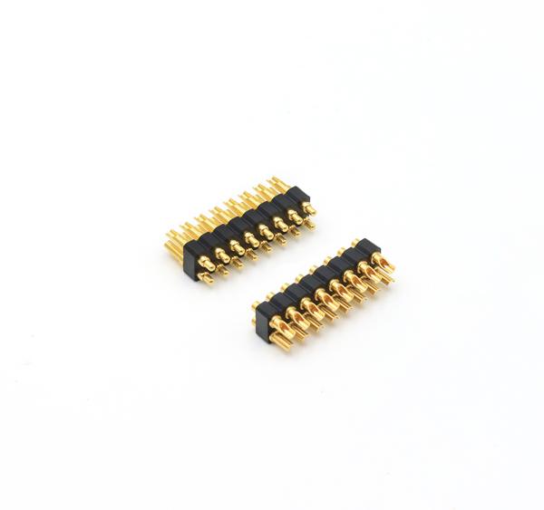 Quality Double Row Spring Loaded Connector 16pin Solder Cup Connector 2.54mm Pitch for sale