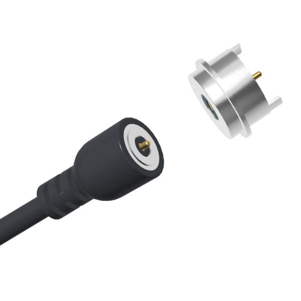 Quality Circular Magnetic Wire Connector 3A 12V Magnetic Data Connector for sale