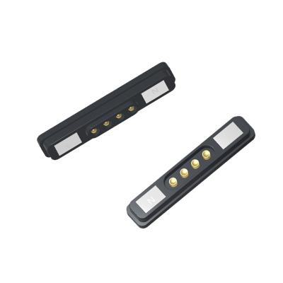 China 2.2mm Pitch Magnetic Connectors 12V 2A Magnetic Pogo Connector With Black Housing for sale