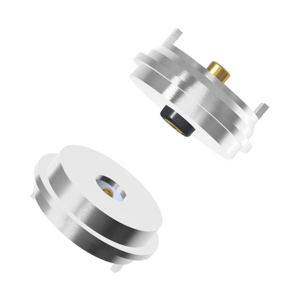 Quality 2A Round Magnetic Connector Gold Plating Magnetic Power Connector 2 Pin for sale