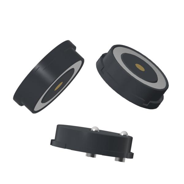 Quality 10A Current Circular 2-Pin Magnetic Pogo Pin Connector That Rating Of Temperatur for sale