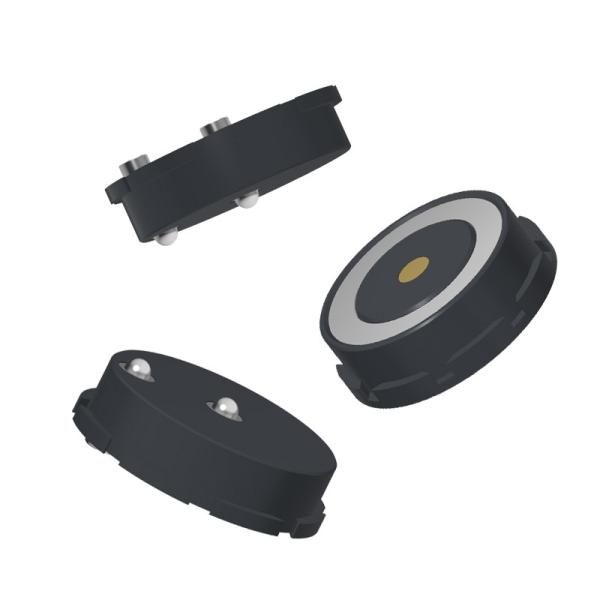 Quality 10A Current Circular 2-Pin Magnetic Pogo Pin Connector That Rating Of Temperatur for sale