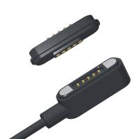 Quality 5Pin Custom Rectangle Male And Female Magnetic Cable Connector On Electronic for sale