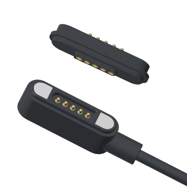Quality 5Pin Custom Rectangle Male And Female Magnetic Cable Connector On Electronic for sale