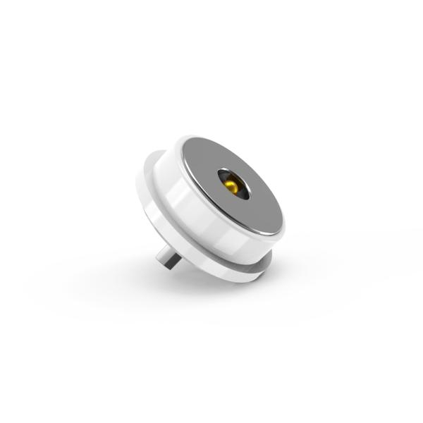 Quality Diameter 10.0mm White Circular Male And Female Magnetic Connector With 3A for sale