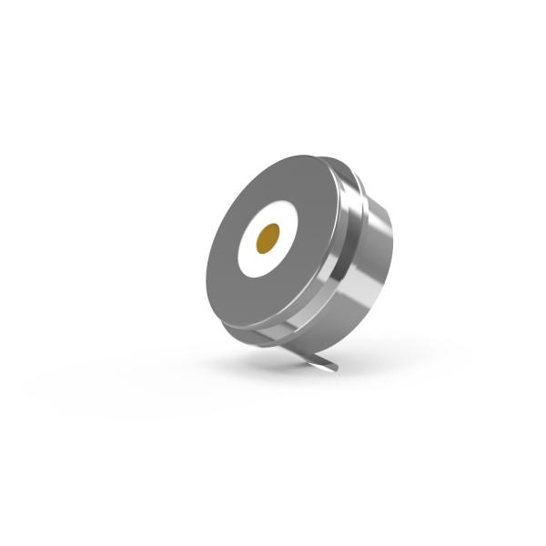 Quality Dia 10.0mm Male & Female Circular Magnetic Spring Pogo Pin Connector For LED for sale