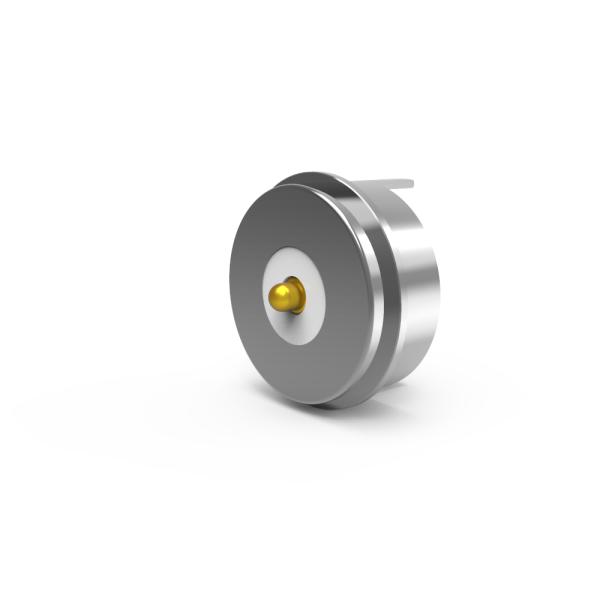 Quality Dia 10.0mm Male & Female Circular Magnetic Spring Pogo Pin Connector For LED for sale