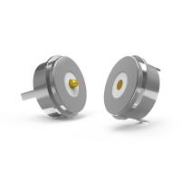 Quality Dia 10.0mm Male & Female Circular Magnetic Spring Pogo Pin Connector For LED for sale