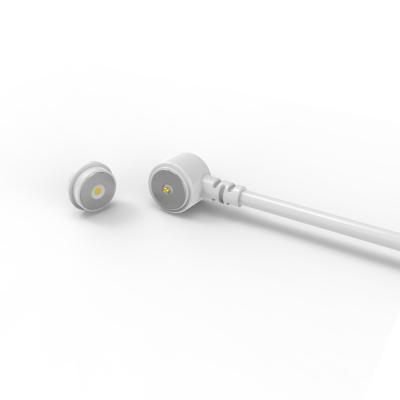 China Ronde mannelijke en vrouwelijke magnetische Pogo-pin-opladerkabelconnector Te koop