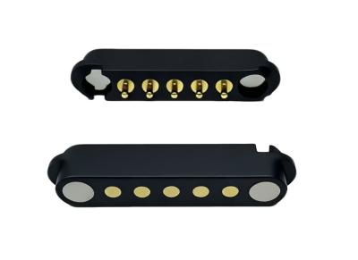 China 5 Position Magnet Spring-Loaded Pogo pin connector 2A magnetic connnector for sale