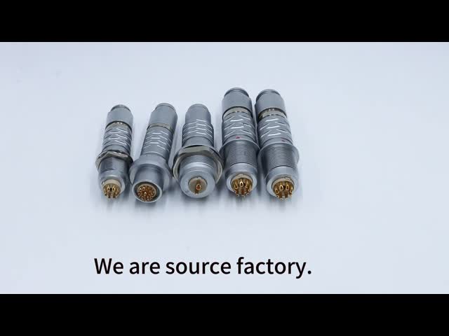 Compatible Male Female Medical LM Push Pull Connecteurs métalliques et câbles circulaires