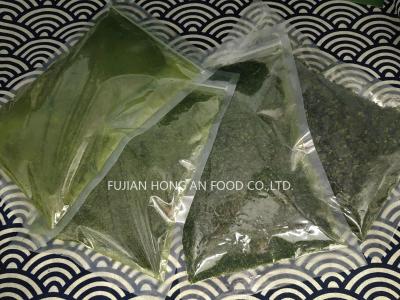 Cina Colore verde Flakes di lattuga di mare secca Metodo di asciugatura naturale per la cucina asiatica in vendita