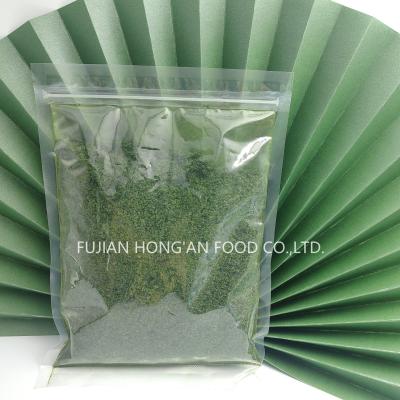 Cina Colore verde Flakes di lattuga di mare secca Metodo di asciugatura naturale per la cucina asiatica in vendita
