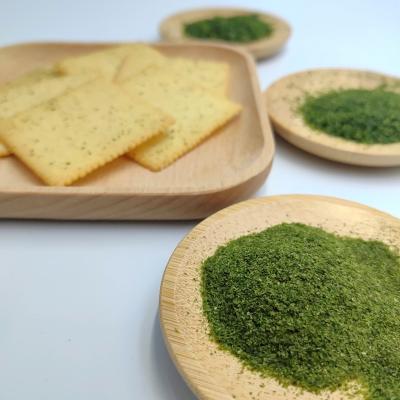 Китай Aonori Fine Textured Seaweed в живом зеленом цвете для жареной еды продается