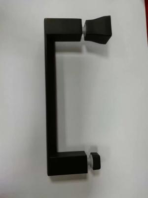 China H Shaped Custom Shower Door Handles Shower Glass Door Pull Zinc Alloy ODM OEM for sale