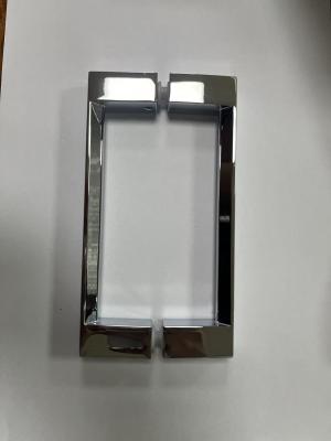 China Double Sided Sliding Shower Door Handles Zinc Alloy Bathroom Shower Handle for sale