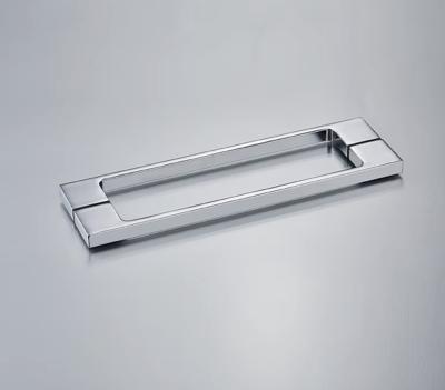 China Easy Installation Sturdy Glass Shower Door Handles Shower Pull Handle With Simple Design for sale