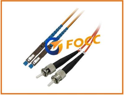 China Pvc-Jasje ST aan MU Kabels van het Vezel de Optische Flard Multimode Duplexom1, 2.0mm Te koop
