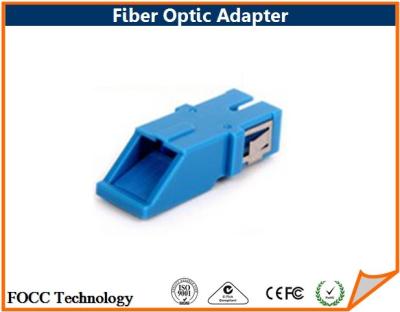 China Singlemode SC UPC Polishing Simplex Fiber Optic Cable Adapter Internal Shutter for sale