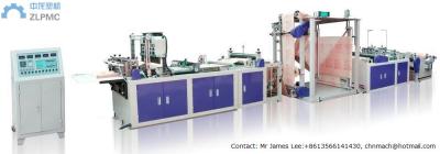 Cina sacchetto di plastica automatico 50hz che fa macchina per la borsa non tessuta della maglietta della borsa del taglio della borsa piana D della borsa in vendita