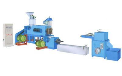 China Double Speed Plastic Recycling Pellet Machine , Plastic Waste Recycling Machine for sale