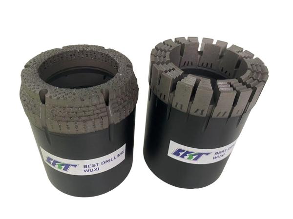 AQ BQ HQ PQ Serie Superficie Set Diamante Core Bit Per l'esplorazione geologica