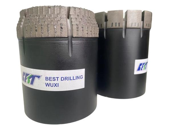 AQ BQ HQ PQ Serie Superficie Set Diamante Core Bit Per l'esplorazione geologica