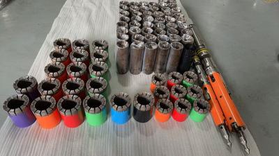China Geïmpregneerde diamanten boorstuk BQ NQ HQ PQ DCDMA Standaard kernboorstukken Te koop