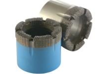 China Threaded Connection Surface Set Diamond Core Bits Nq3 Hq Hq3 Pq for sale