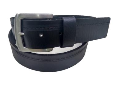 China Durable Genuine Leather Belt , Buffalo Mens Casual Belts Customized Logo for sale