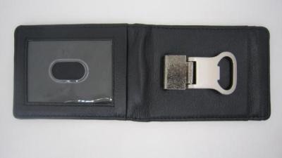 中国 耐久の革クレジット カードの札入れ22 * 8キーホルダーおよびIDの窓とのCm 販売のため