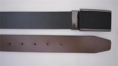 China 35 Mm Width Reversible Leather Belt Plate Reversible Buckle Long Life Span for sale