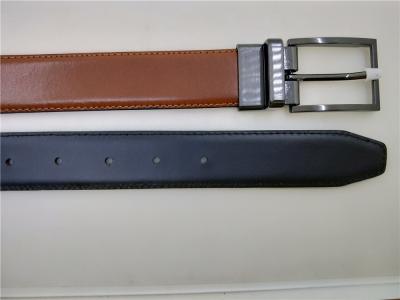 China CA824 Genuine Leather Reversible Belt Double Side In Split Leather for sale