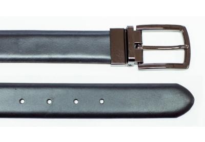 China 35 Mm Width Reversible Leather Belt Plate Reversible Buckle Long Life Span for sale
