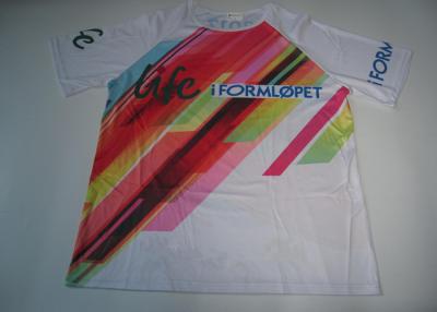 China Sublimation Custom Printed Sport T Shirts Running T Shirt Quick Dry for sale