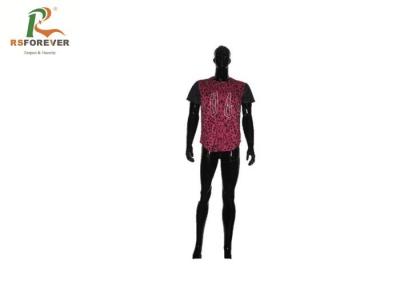 China Custom Black Red Baseball Jersey Summer Polyester Baseball Shirts 100 Polyester for sale