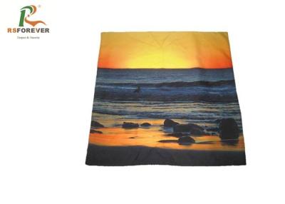 China Polyester Custom Printed Clothing Square Decorative Pillow Covers With Zipper for sale