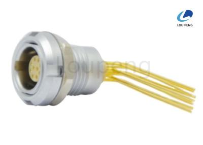 China Plug Type Push Pull Coupling Connector Featuring Male Pin Contact Ensuring Signal Transmission in Communication Equipment for sale