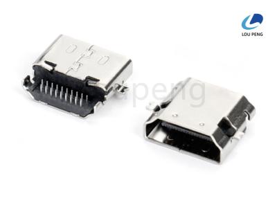 China 55°C To 85°C HDMI Connector Offering Welding Temperature Max 260°C and Contact Finish 1u Au Designed for Data Transmission for sale