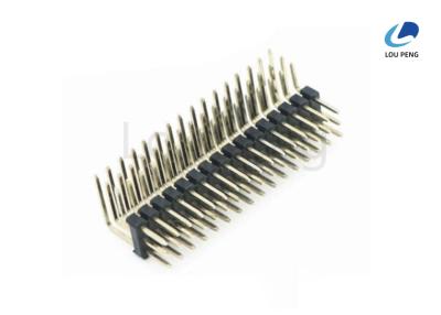 China Durability 100 Cycles PIN Header Connector with 2 to 40 Pins UL94V-0 Fire Protection Grade Electrical Connection Solution for sale