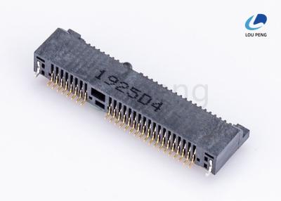 China Gold Plated MINI PCIE Connector 52pin Insert Withdraw 500 Cycles Connector for High Stability Electronic Applications for sale