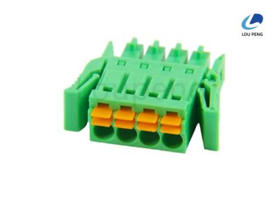 China Panel Mount Screw Clamp Terminal Block Supporting Max Soldering Temperature Plus 250 Celsius for 5 Seconds Ensuring Electrical Contact for sale
