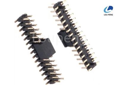 China SMT Pin Header Connector Three Rows Pitch 0.8mm Plastics Height 1.0mm Designed for Compact Electronic Module Integration for sale
