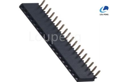 China Through Hole Mounting Type Female Header Connector 2 To 40Pin PA6T Standard Connector for Electronic Circuit Connections for sale