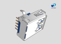 China usb 3.0 connector 9pin RIGHT ANGLE A type female for sale