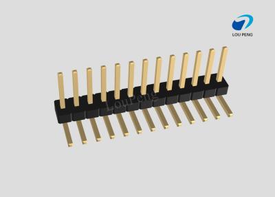 China Pin Header 1x13pin 1.27mm pitch horizontal for sale